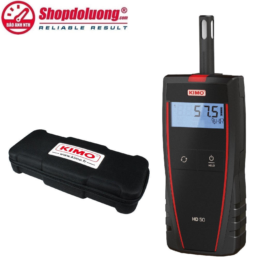 MÁY ĐO NHIỆT ĐỘ ĐỘ ẨM MÔI TRƯỜNG KIMO HD50 » BẢO ANH NTH
