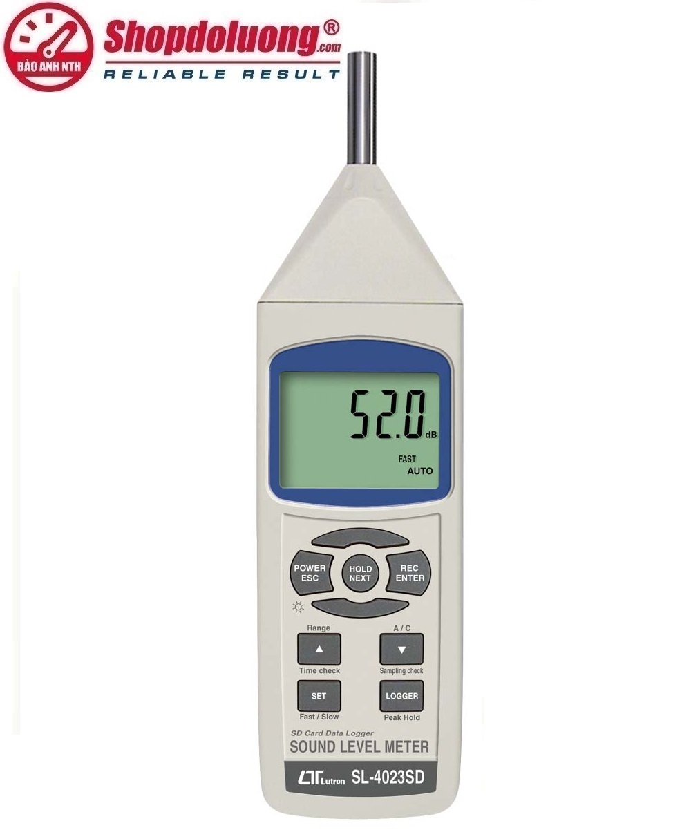 MÁY ĐO ĐỘ ỒN ÂM THANH LUTRON SL-4023SD (30~130 dB) » BẢO ANH NTH