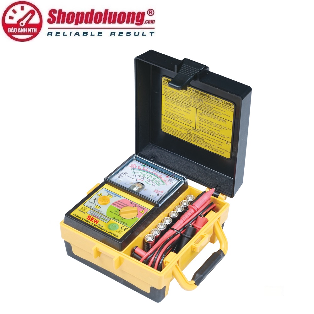 MÁY ĐO ĐIỆN TRỞ CÁCH ĐIỆN SEW 1832 IN (1kV/400MΩ) » BẢO ANH NTH